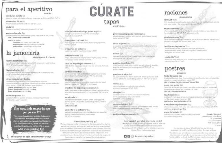 Bar de Tapas - CÚRATE